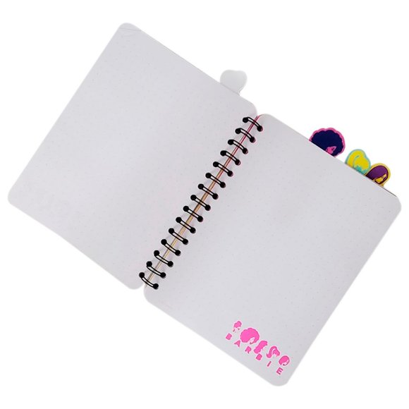 Barbie | Office | New Barbie Cute Pink Journal Diary 4 Tabs Spiral ...